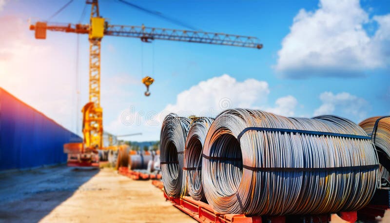 Towering Steel Wire Coils Stock Illustrations – 3 Towering Steel Wire ...