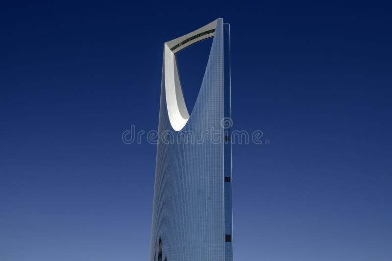 Mamlaka Tower, Kingdom Tower in Capital City in Riyadh Saudi Arabia ...