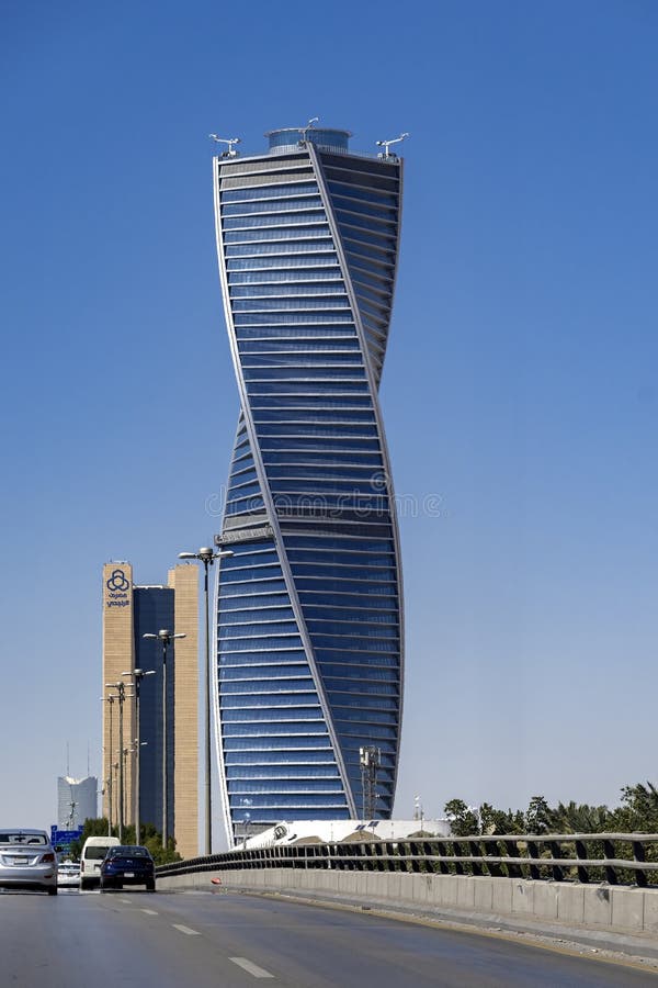 Al Majdoul Tower, Twisted Tower Saudi Arabia Editorial Photo - Image of ...