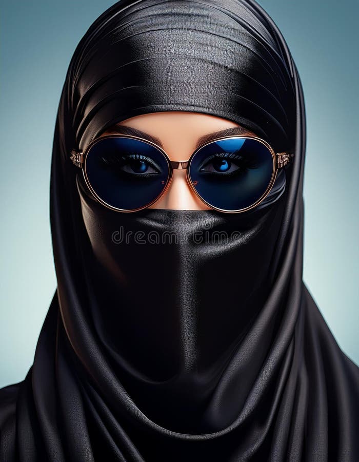 Black Niqaab Stock Illustrations – 12 Black Niqaab Stock Illustrations ...