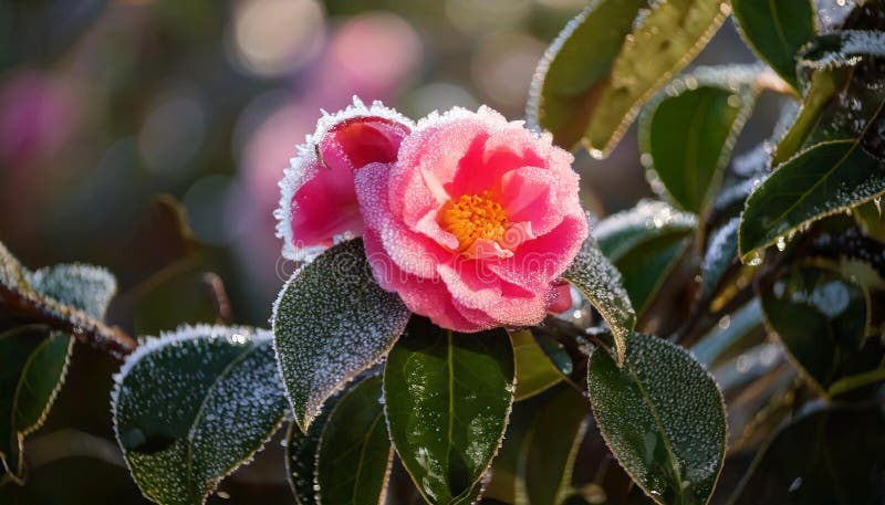 Generated Image?First Frost, Early Morning, Frosty. Stock Photo - Image ...