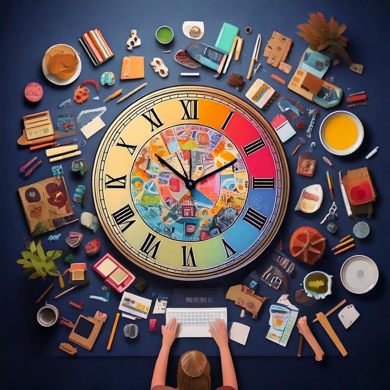 Time Management Mastery: a Comprehensive Overview Stock Illustration ...