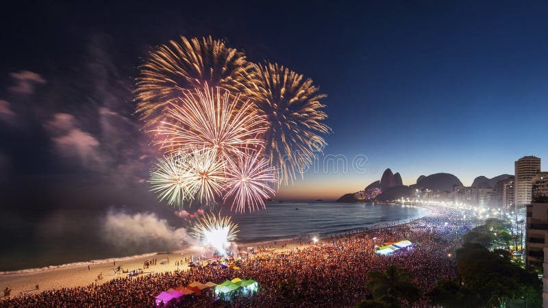 Rio De Janeiro, Brazil New Year S Eve 2025 Celebration at Ipanema Beach ...