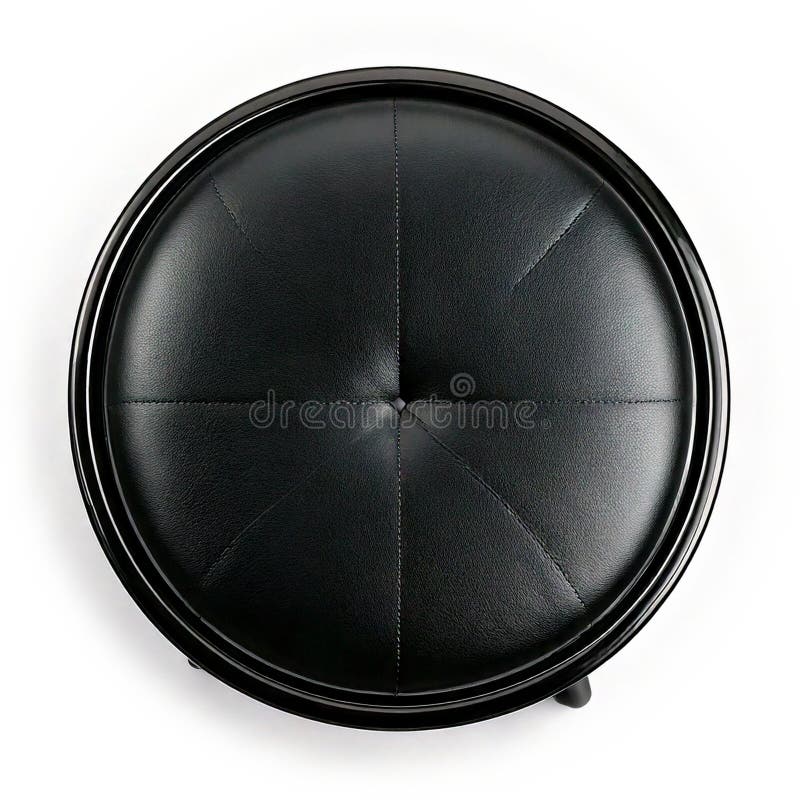 Black bar stool top view stock illustration. Illustration of view ...