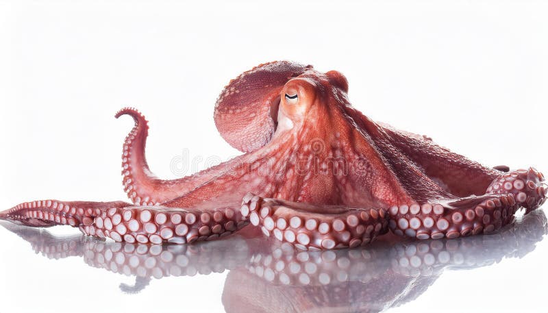 Isolated octopus man. stock vector. Illustration of character - 106970083