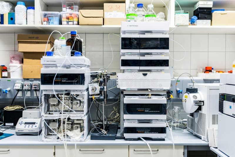 Advanced Analytical Instrumentation in a Laboratory Featuring HPLC and ...