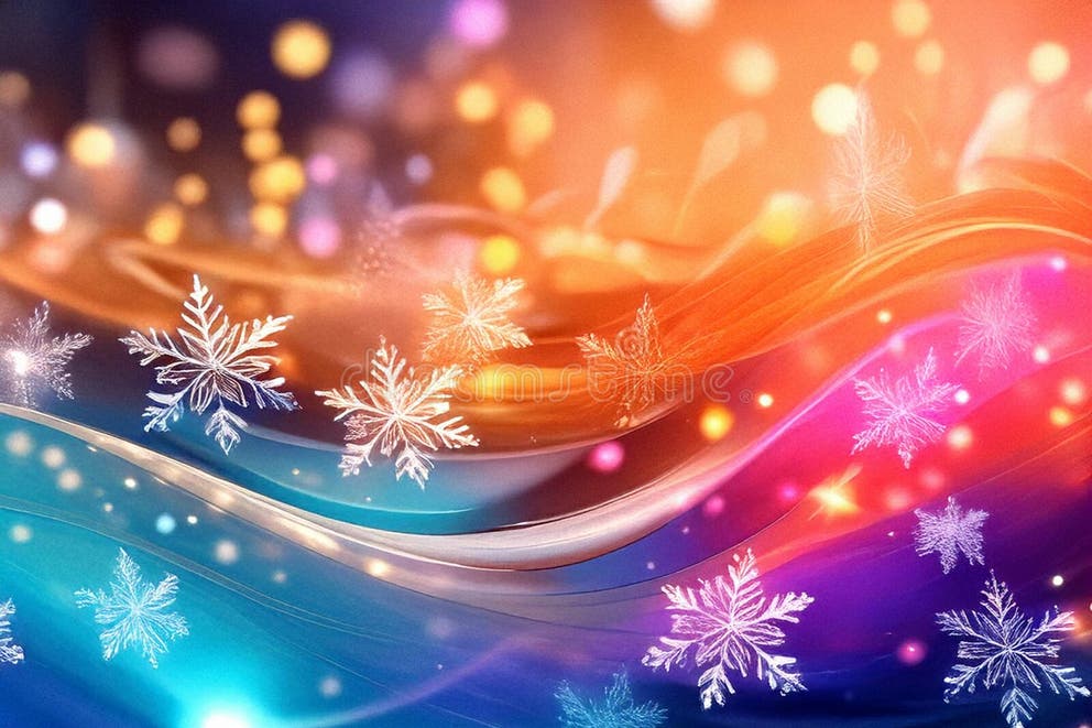 Christmas Joyful Glow of Festive Colors Enchanting Radiant Decorations ...