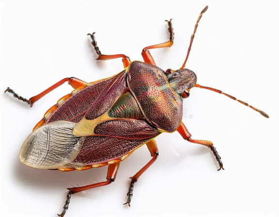 August Bug, Isolated on a White Background Stock Illustration ...