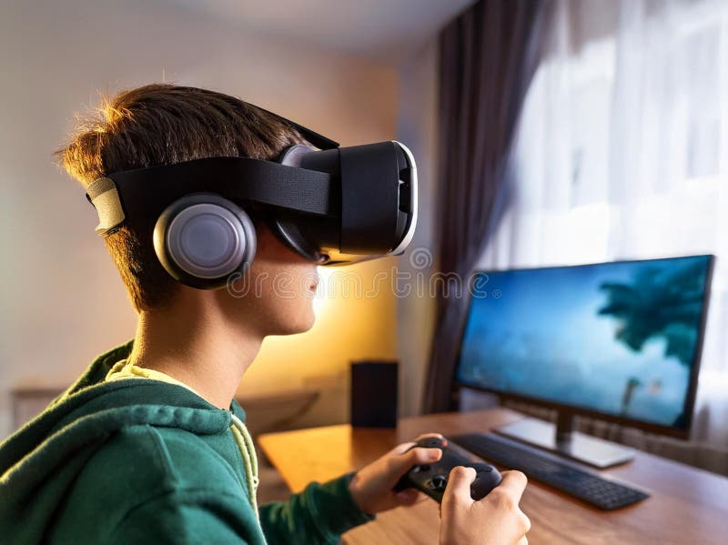 Teen Boy Front Computer Stock Illustrations – 59 Teen Boy Front ...