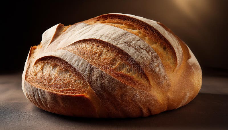 Big Bread. Huge Bread Sliced Stock Illustration - Illustration of ...