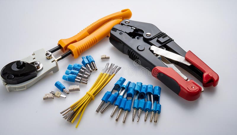 Network Cable Crimping Tools Stock Illustrations – 6 Network Cable ...