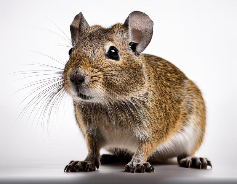 Ultra Realistic Algeapunk Octopus Model on White Background Stock ...