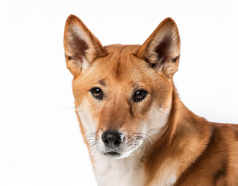 Dingo Isolated on White Background. Generative Ai Stock Illustration ...
