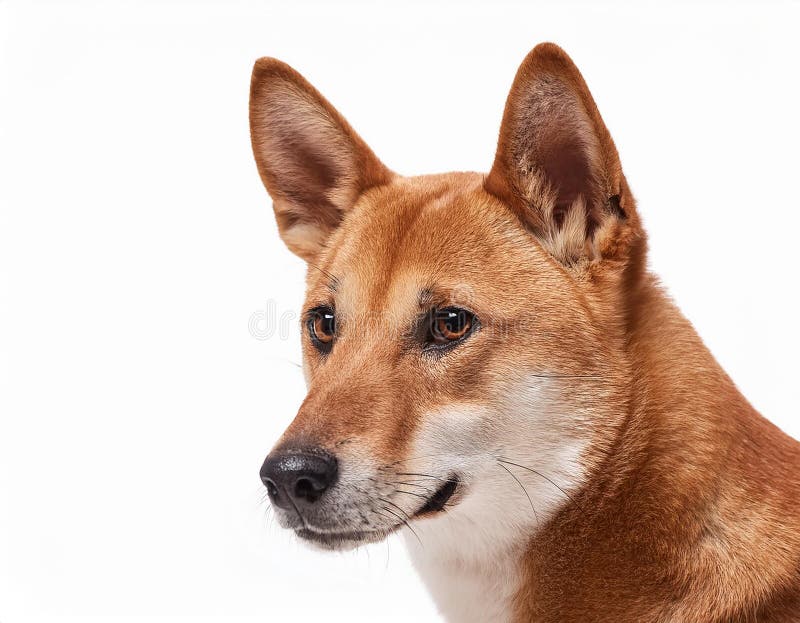 Dingo Isolated on White Background. Generative Ai Stock Illustration ...