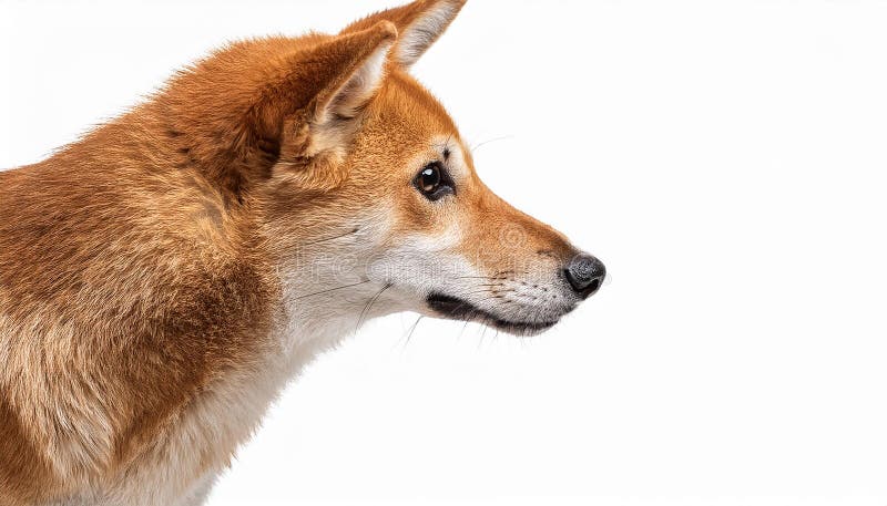 Dingo Isolated on White Background. Generative Ai Stock Illustration ...