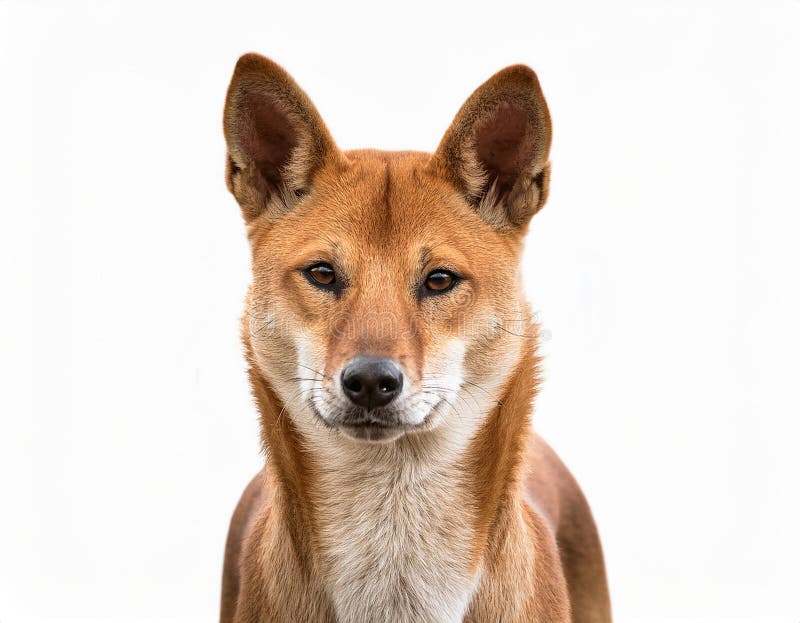 Dingo Isolated on White Background. Generative Ai Stock Illustration ...