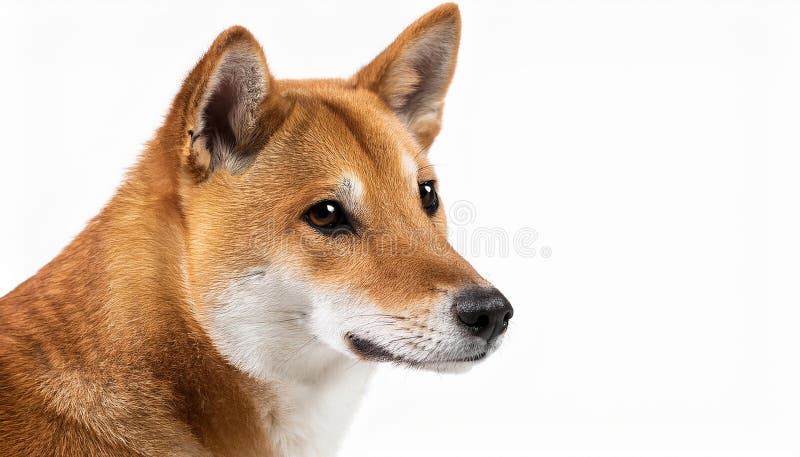 Dingo Isolated on White Background. Generative Ai Stock Illustration ...
