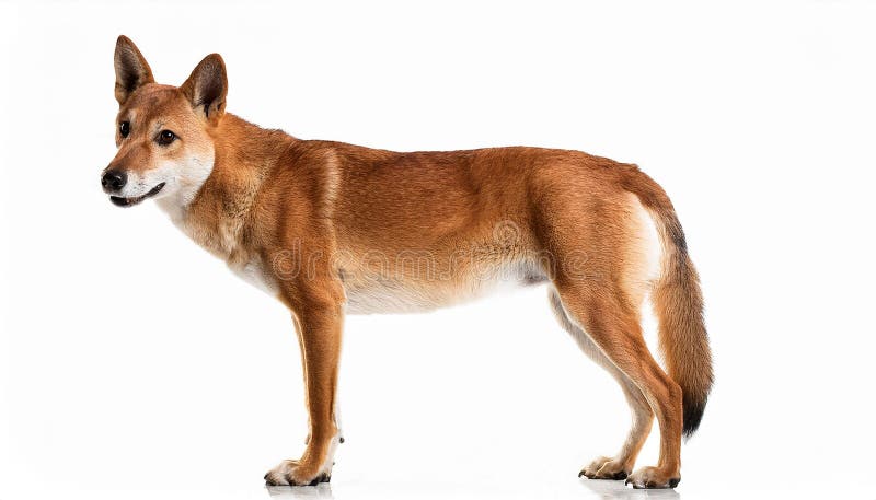 Dingo Isolated on White Background. Generative Ai Stock Illustration ...