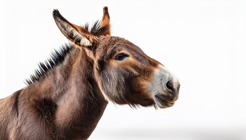 The Mule, Isolated on a White Background, Ultra Realistic Stock ...