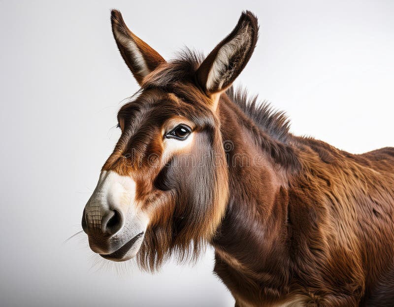 The Mule, Isolated on a White Background, Ultra Realistic Stock ...