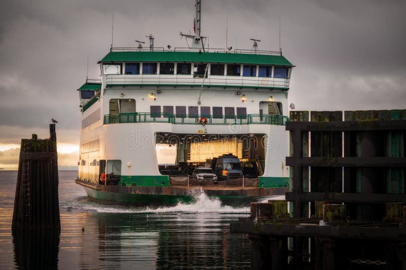 Generated Image Port Townsend-Coupeville Ferry Docking in Keystone, WA ...