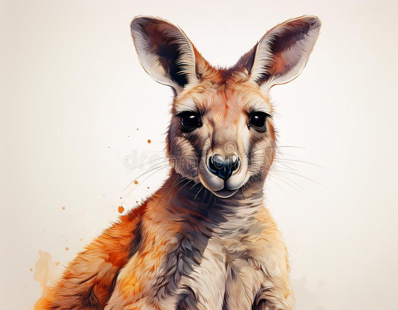 Realistic Kangaroo Illustration Stock Illustrations – 719 Realistic ...