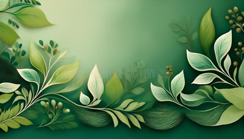 Natural Dreamstime Design. Floral Dreamstime Design with Natural Green ...