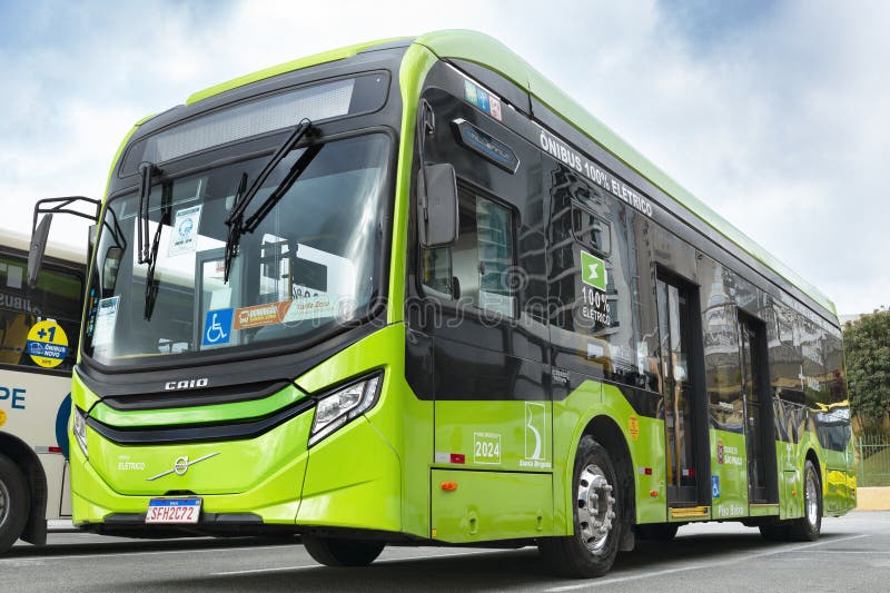 CAIO E-Millennium Volvo BZL 2023 Bus on Exhibition at Bus Brasil Fest ...
