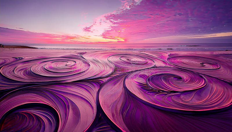 Ethereal Love: Vibrant Swirls and Patterns in a Dreamy Atmosphere ...