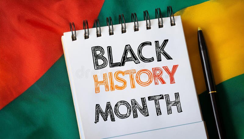 February - Black History Month Stock Illustration - Illustration of ...