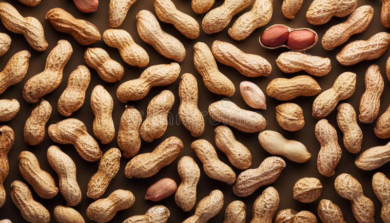 Peanut - Food Pattern - Generated by Ai Stock Illustration ...