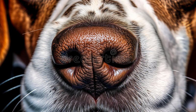 Dog Face , Close Up - Generated by Ai. Stock Illustration ...