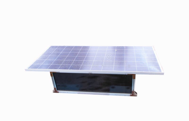 Structure Old Solar Cell Panel Modern Technology Energy Revolution ...