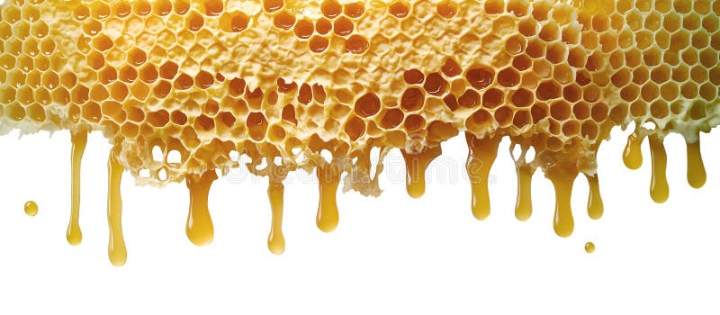 Set of Honeycomb Beeswax, Honey Dripping Drip Dipper, Splash Splatter ...