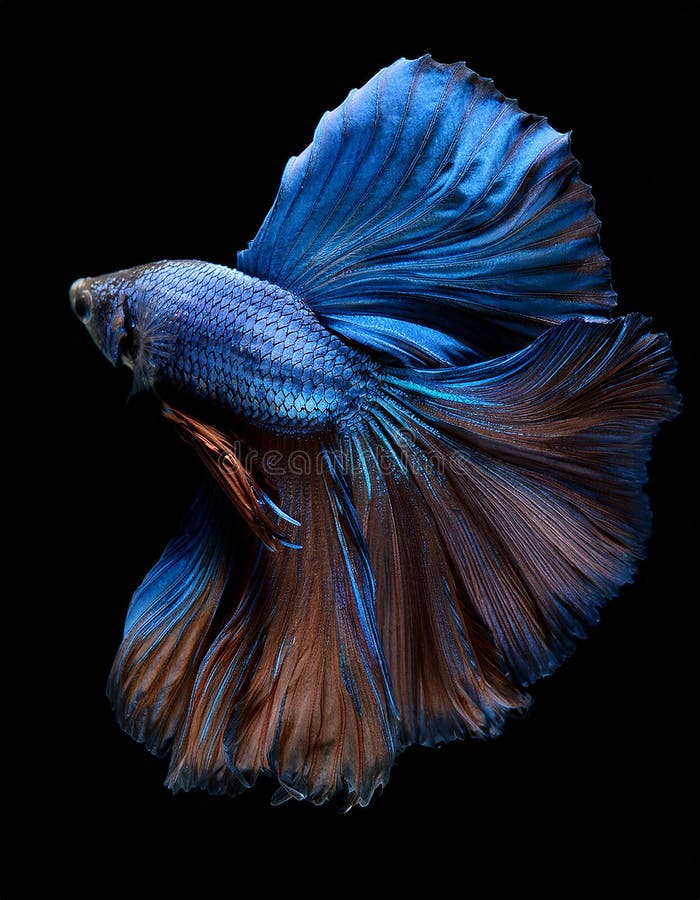 With Every Fin Flutter and Twist of Its Body the Blue Betta ...