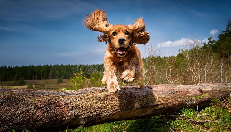 Working Cocker Spaniel Stock Illustrations – 295 Working Cocker Spaniel ...