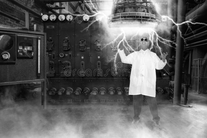 Vintage Computer Nerd Scientist Technology Stock Photo - Image of work ...