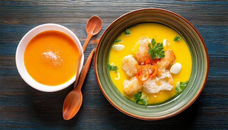 Generated Image Traditional Papeda with Yellow Fish Soup from Papua ...