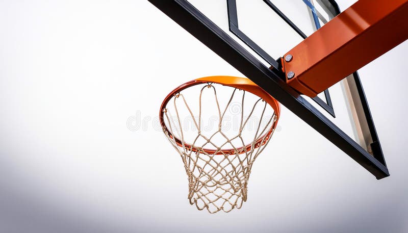 Basketball Hoop and Net, Going through the Hoop Stock Illustration ...