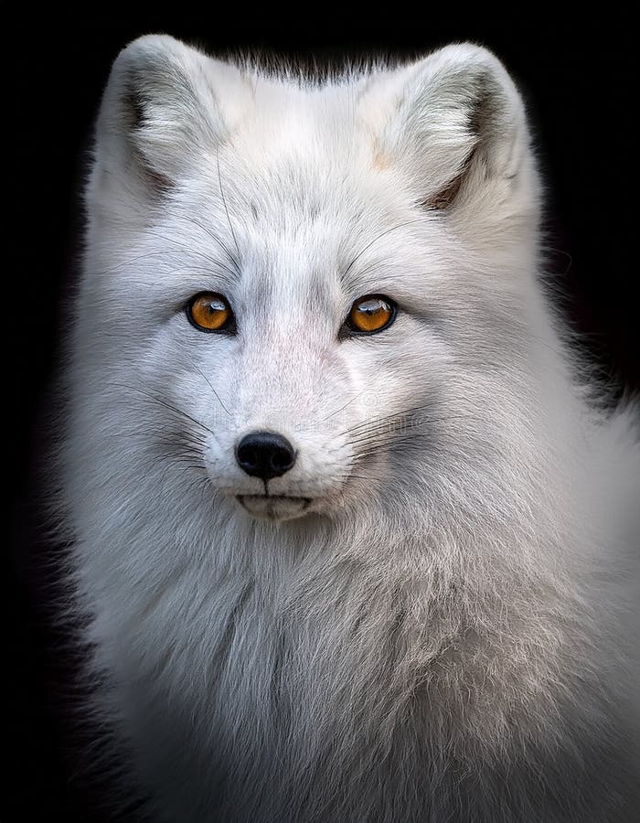 Pool Fox on a Dark Background Cartoon Stock Image - Image of panther ...