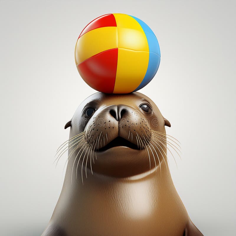 Seal Ball Head Cartoon Stock Photos - Free & Royalty-Free Stock Photos from Dreamstime