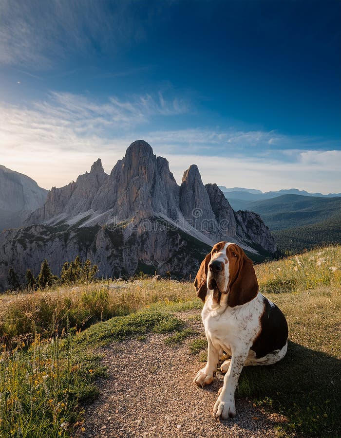 Norman Artesian Basset stock illustration. Illustration of view - 366477654