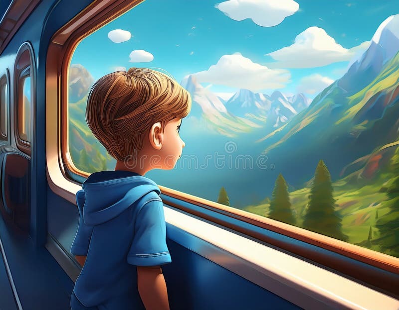 189 Boy Train Cartoon Stock Photos - Free & Royalty-Free Stock Photos ...