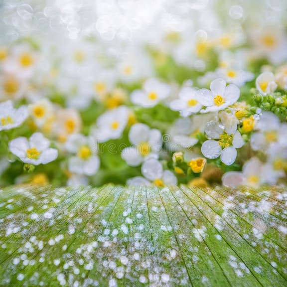 Spring Summer Background. Spring Summer Time Flowers Illustration ...