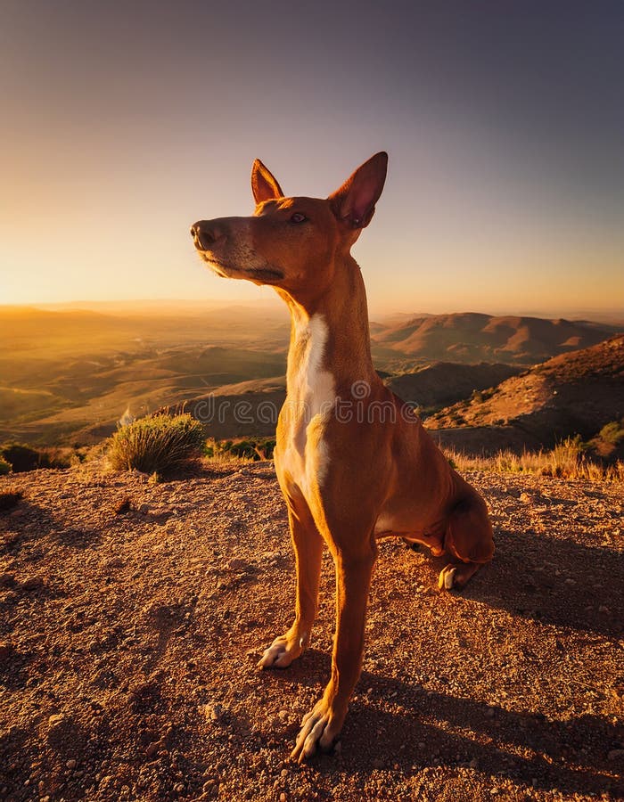 Azawakh Dog stock illustration. Illustration of snout - 367629880