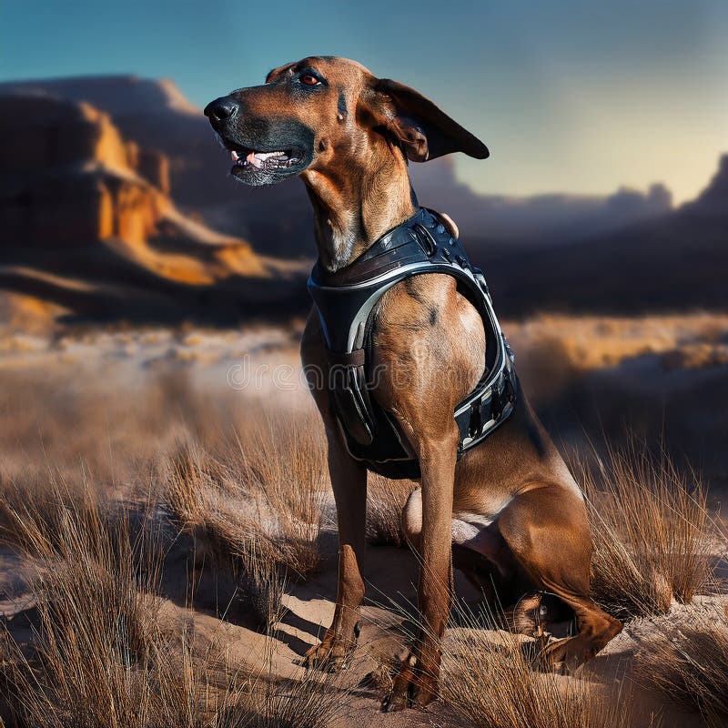 Cretan Hound Clipart. Different Poses, Coat Colors Set Stock Vector ...