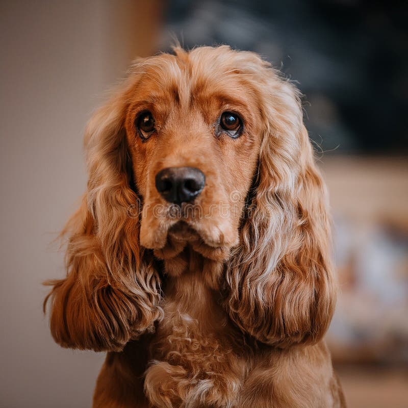 English Cocker Spaniel stock illustration. Illustration of sharp ...