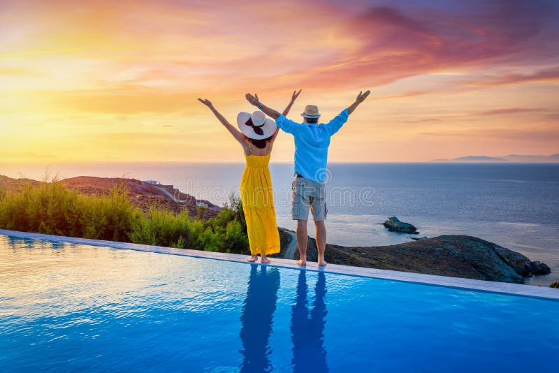 4,057 Romantic Couple Swimming Pool Stock Photos - Free & Royalty-Free ...