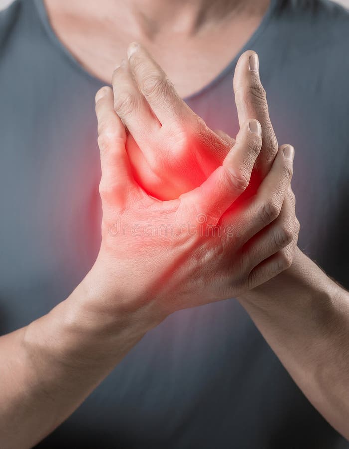 Pain in the Joints of the Hands. Carpal Tunnel Syndrome. Hand Injury ...