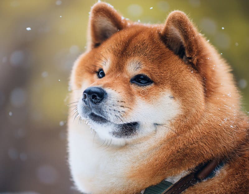 Kishu Dog stock illustration. Illustration of nose, look - 370534802